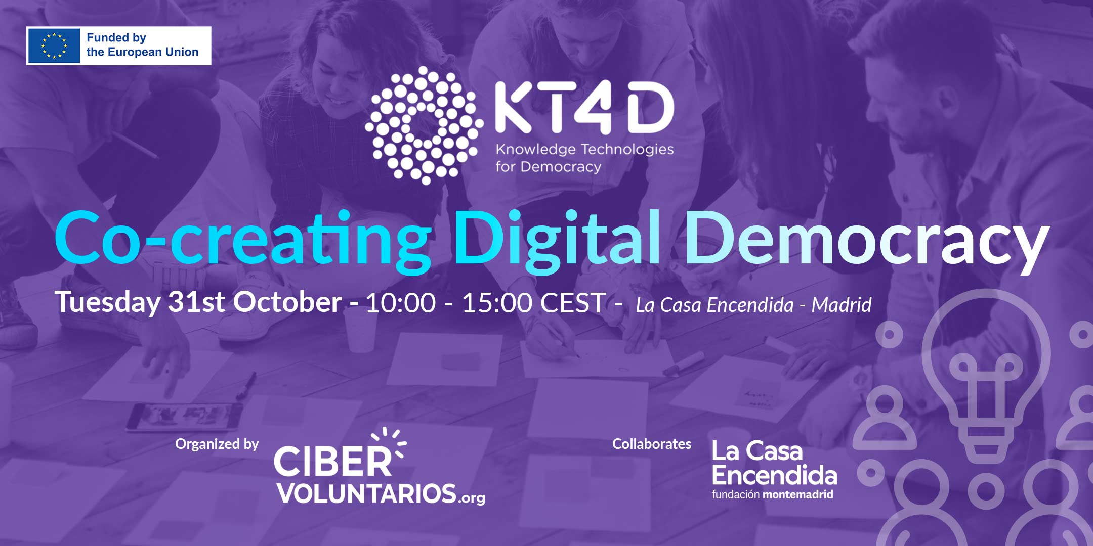 Participate in the event Co-creating Digital Democracy with ...