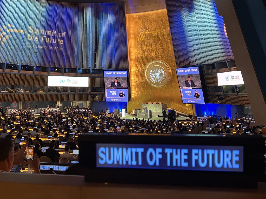 Cibervoluntarios at the Summit of the Future: working towards the ...