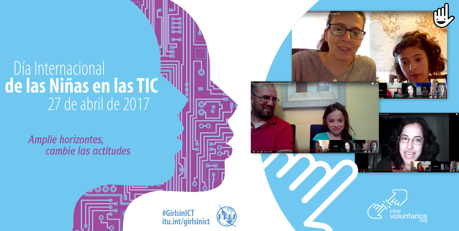 GirlsinICTDay: Niñas y Tecnología, experiencias de Cibervoluntarias